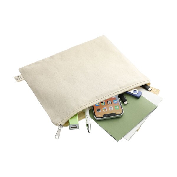Organic Cotton Flat Pouch - Custom Order | University of Alberta Bookstore